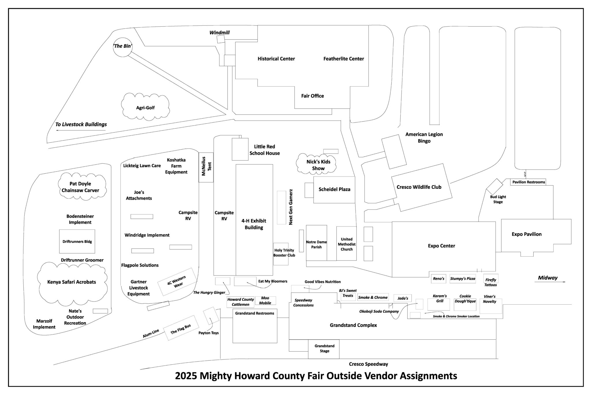 Vendors - The Mighty Howard County Fair
